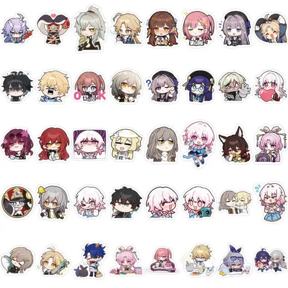 No Brand | Design | Honkai Star Rail Anime 75 Piece Sticker Set | Poshmark